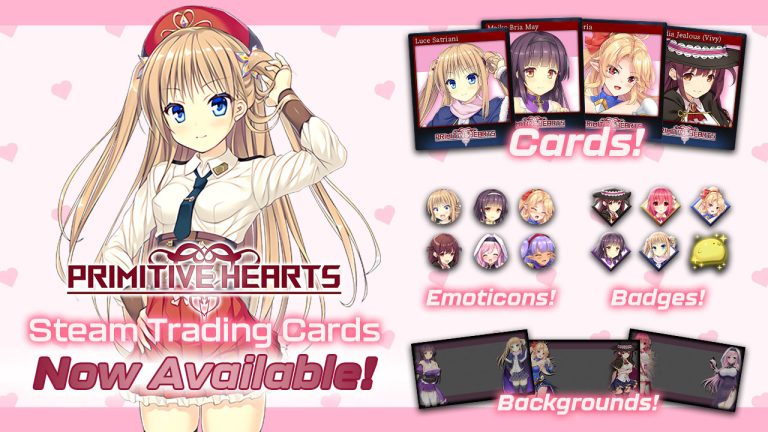 PRIMITIVE HEARTS Trading Cards and More! - Kagura Games