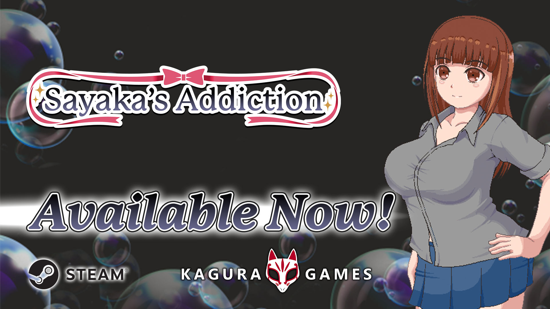 Sayaka's Addiction Is Now Available! - Kagura Games