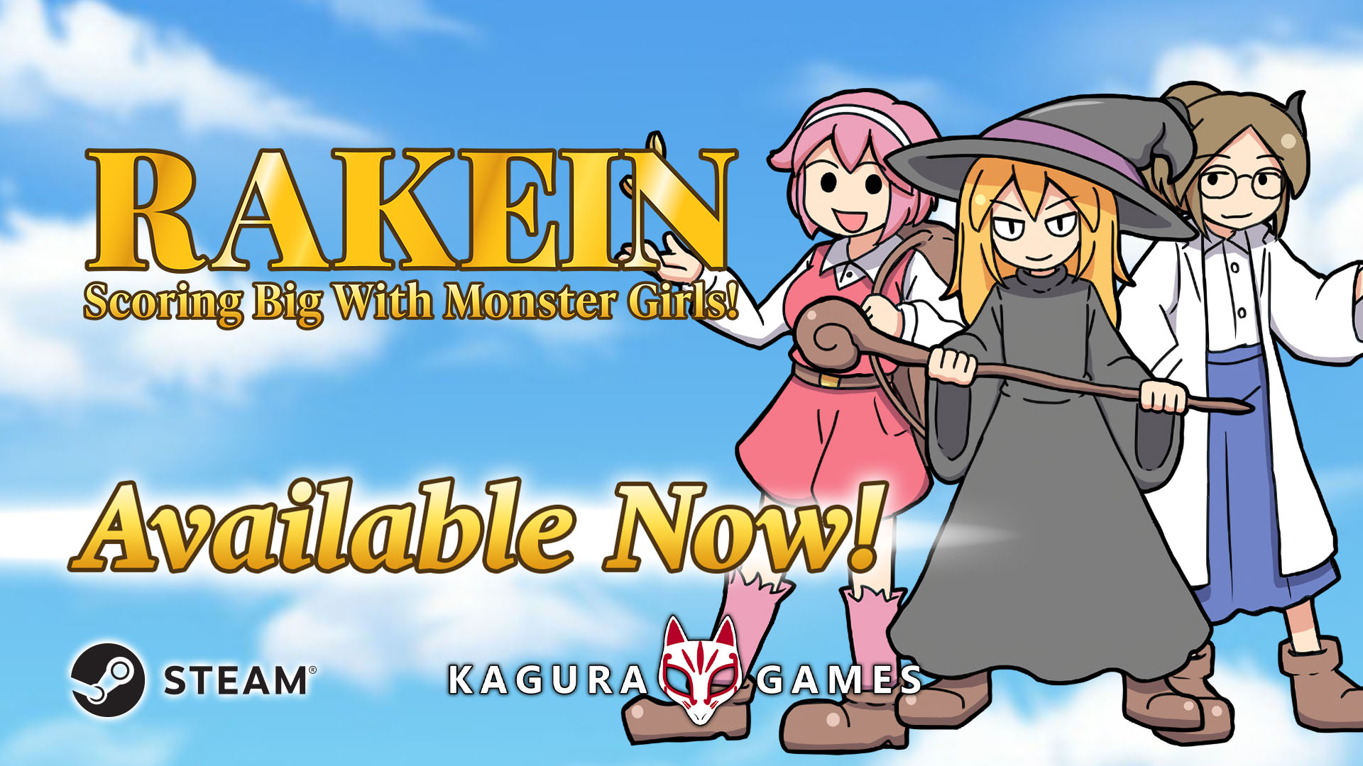 RAKE IN - Scoring Big With Monster Girls! Is Now Available! - Kagura Games
