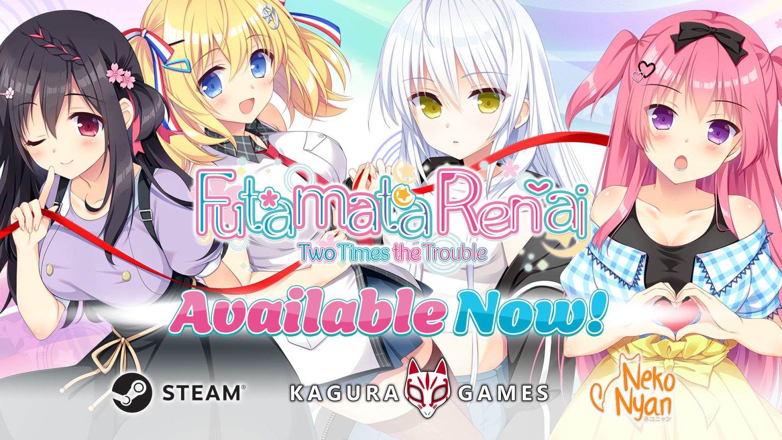 Futamata Ren'ai: Two Times the Trouble Is Now Available! - Kagura Games