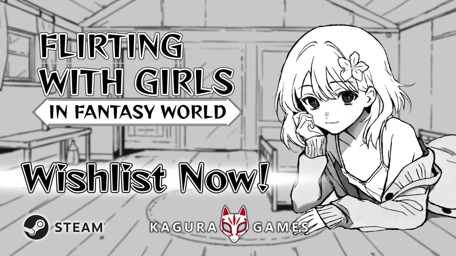 Flirting With Girls in Fantasy World by Hitoriku Studio! - Kagura Games